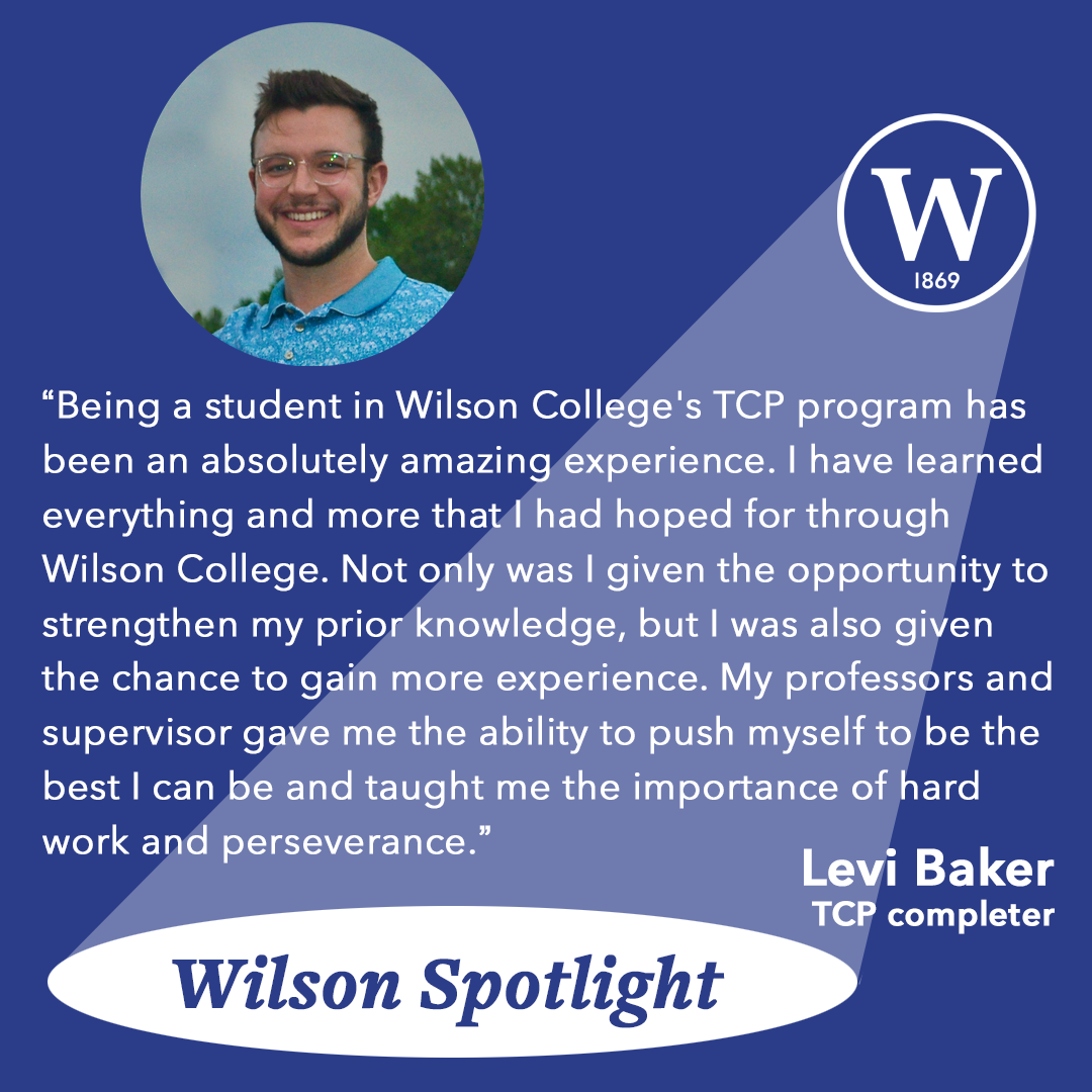 Student spotlight: Levi Baker | Wilson Edu